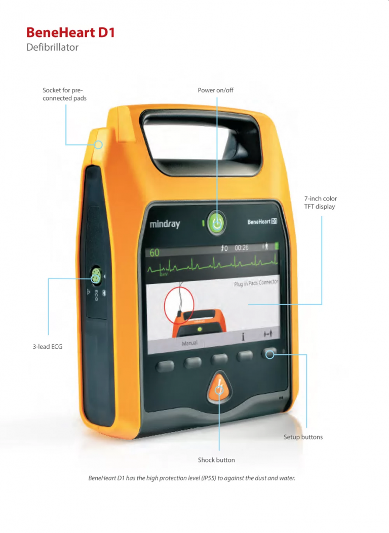 Mindray BeneHeart™ D6 Defibrillator / Monitor | Mako Fire